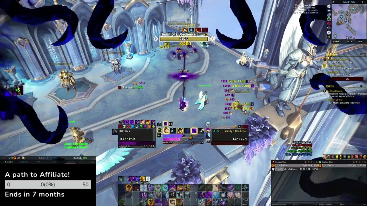 Shadow Priest (Void Eruption) Weakaura - Nzoth - YouTube