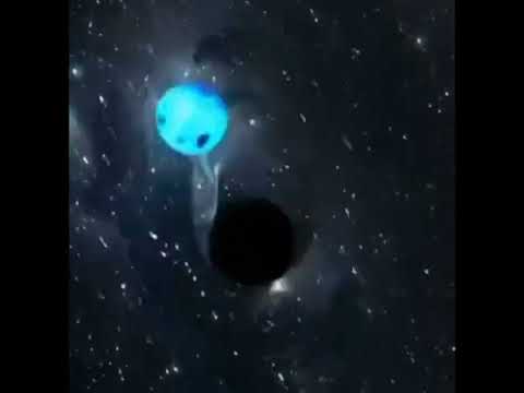 Bir karadelik ile nötron yıldızının çarpışması