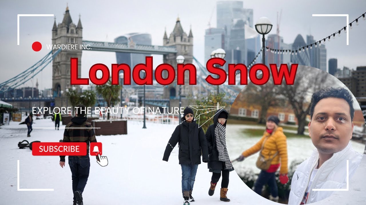 London First Snow Vlogs ! लंदन बर्फ की चादर में ! @AurangZebUK @AurangZebUKvlogs - YouTube