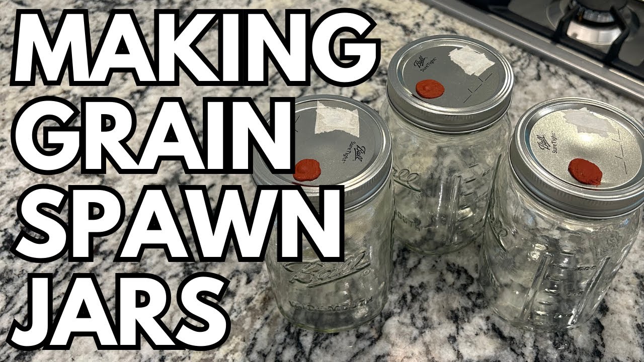 DIY Mushroom Grain Spawn Jars - THE EASY WAY - YouTube
