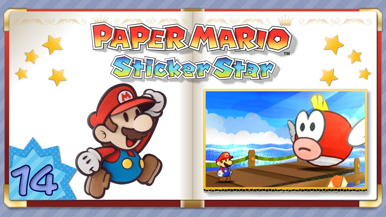 Let's Play FR HD Facecam Paper Mario: Sticker Star - Le gros Cheep ...
