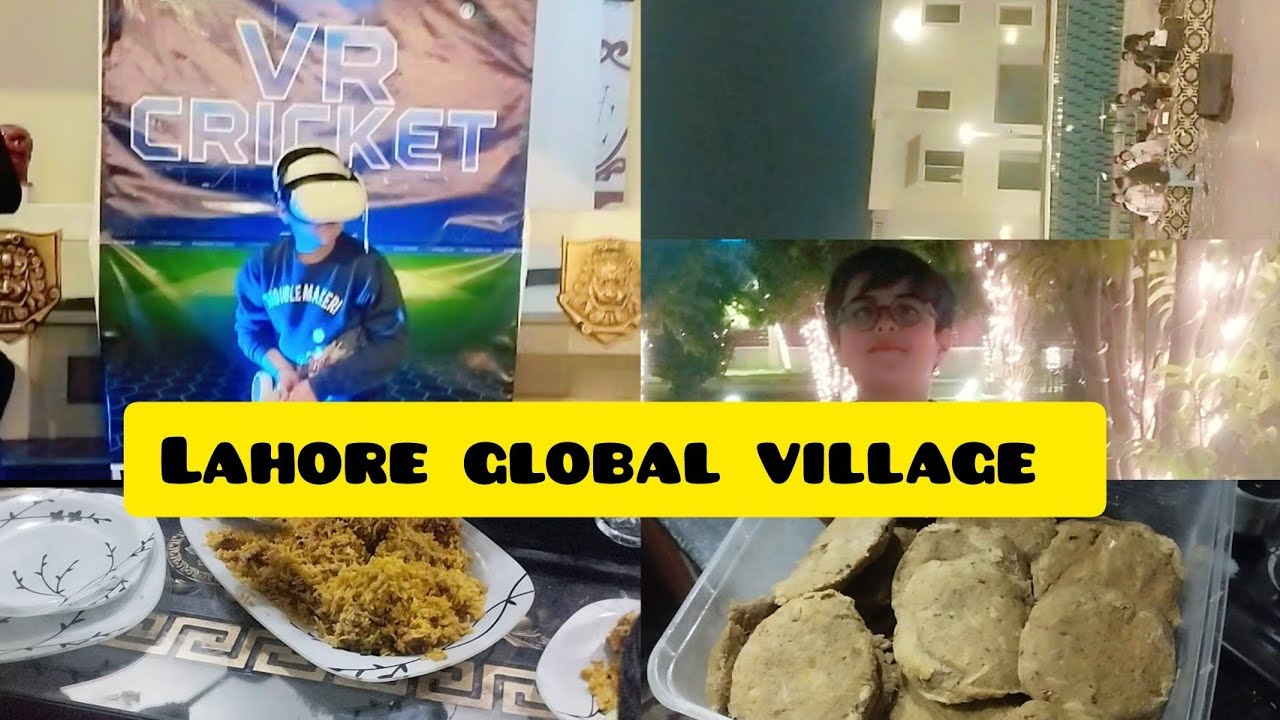 Guest at home + visit to global village | family fun day out - YouTube