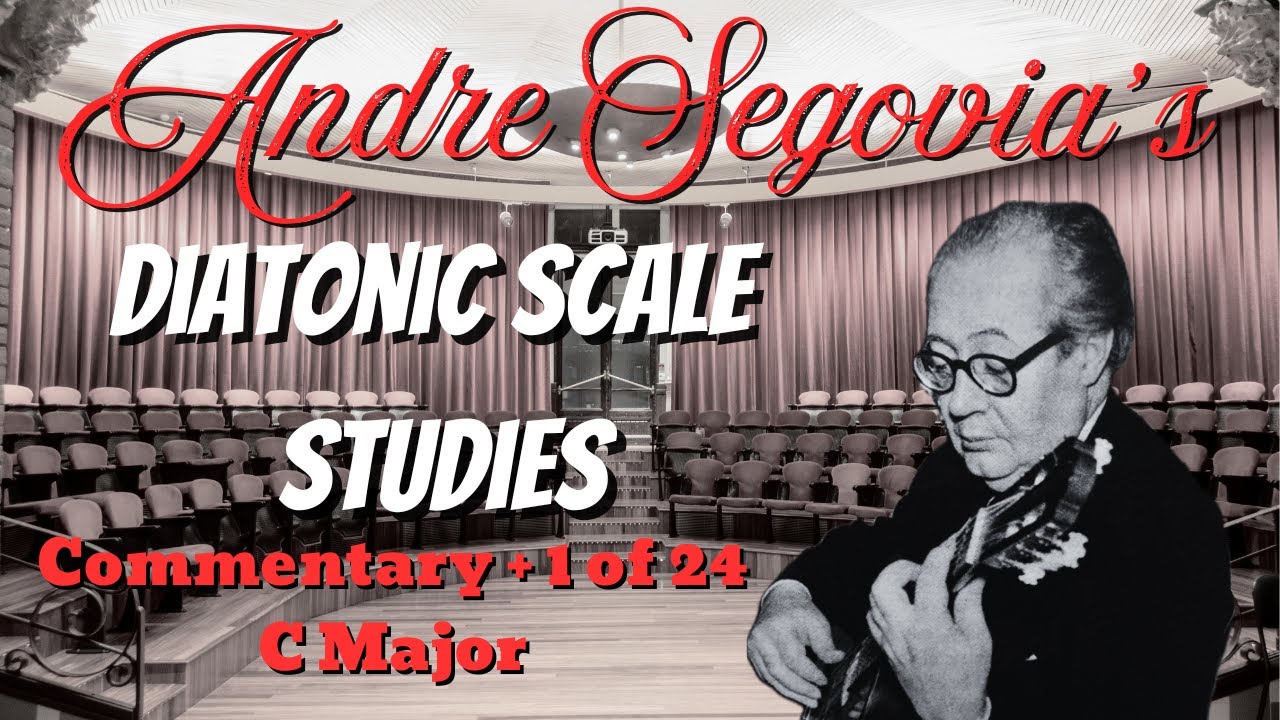 Segovia's Diatonic Scale Studies #1 C Major. Best Guitar Lessons ...