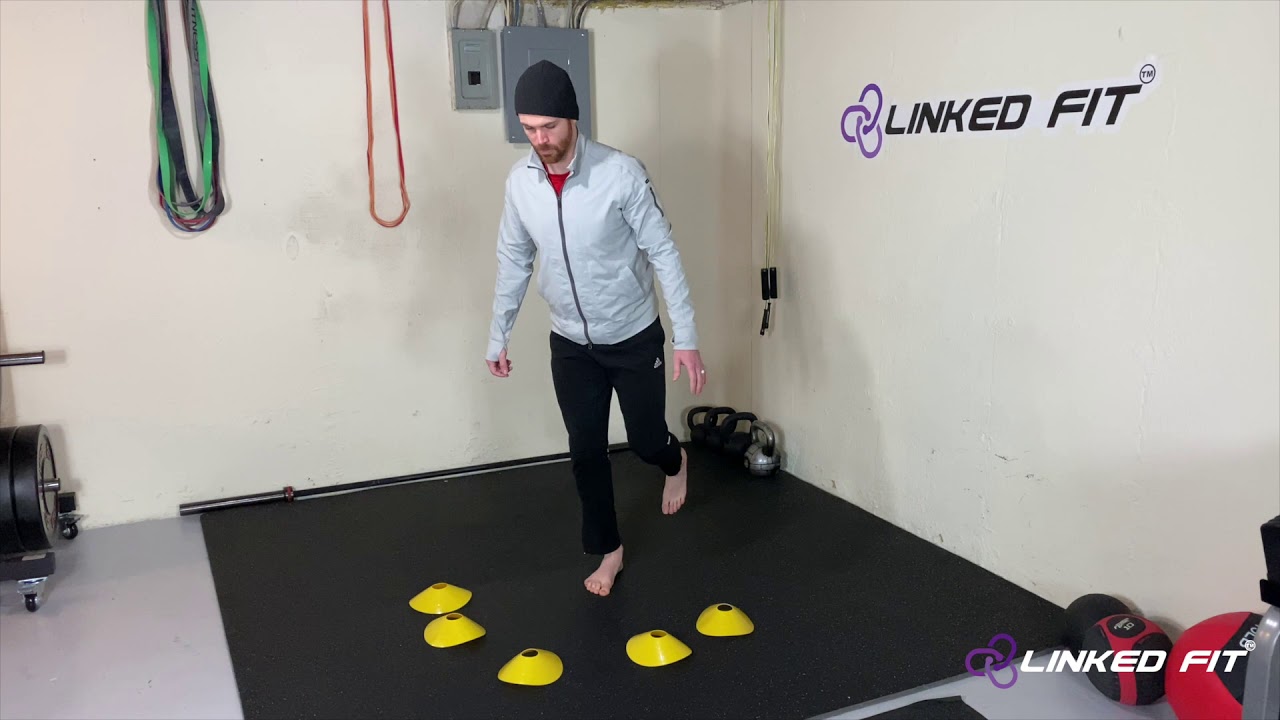 Movement: BW RDL 1-Leg w/ Contra 5-Cone Reach - YouTube