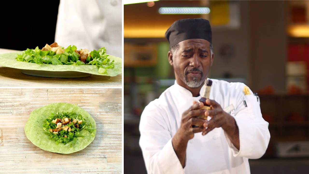 Cooking with Uncle Sam! Episode 2 -Garlic Parmesan Chicken Wrap - YouTube