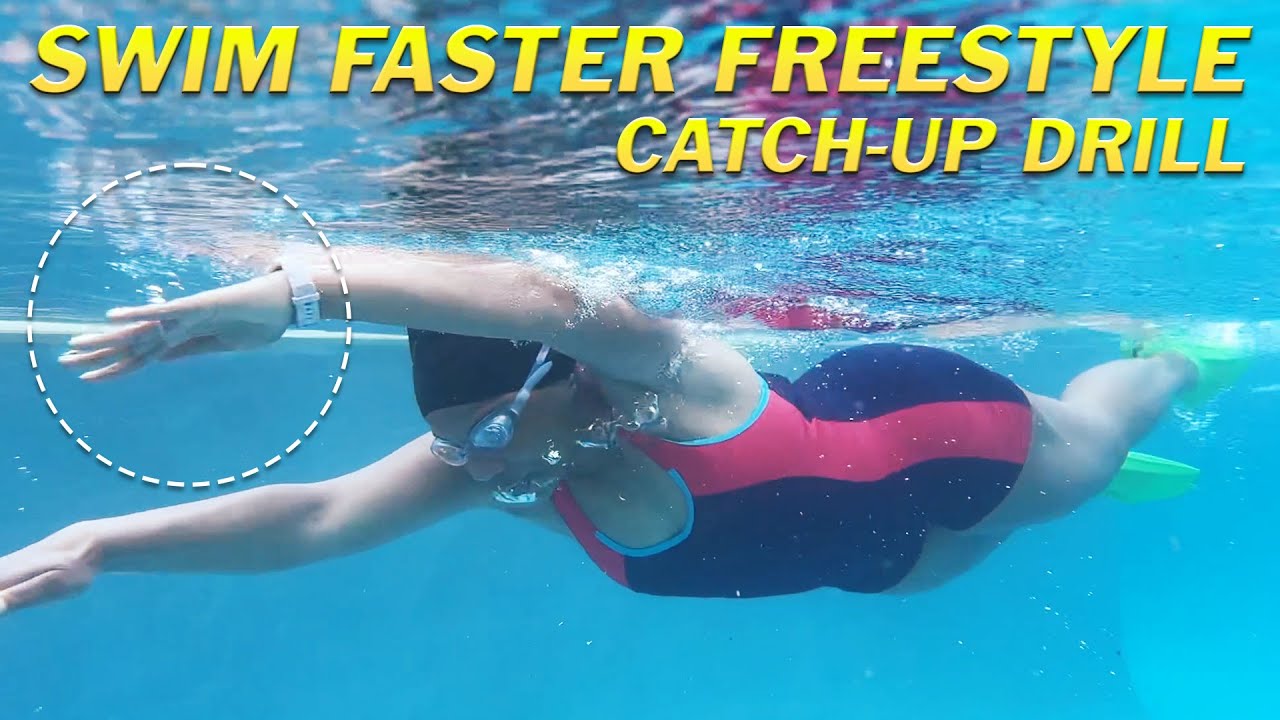 Improve Your Freestyle Pulls & Swim Faster | Catch-up Freestyle Drills ...