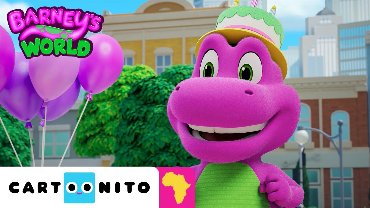 Happy Birthday, Barney! 💜 | Barney's World | Cartoonito Africa ...