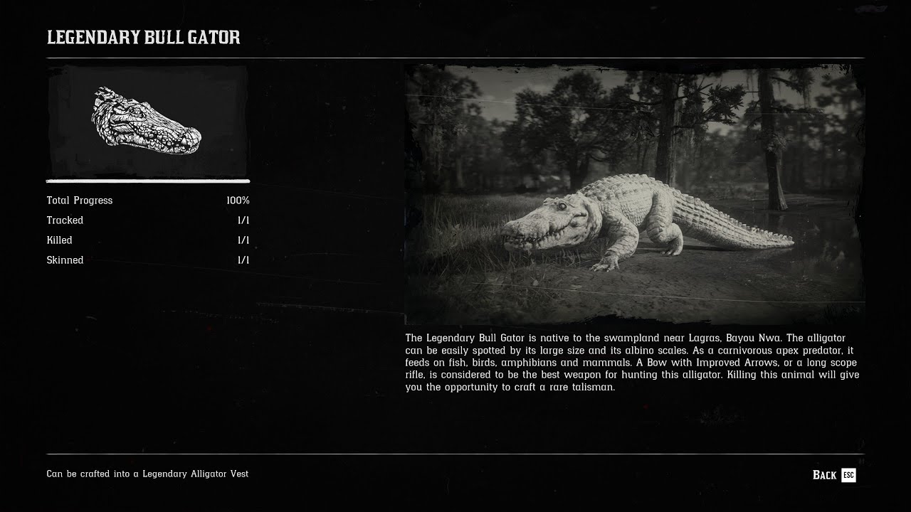 How to locate and kill the LEGENDARY ALLIGATOR in Red Dead Redemption 2 ...