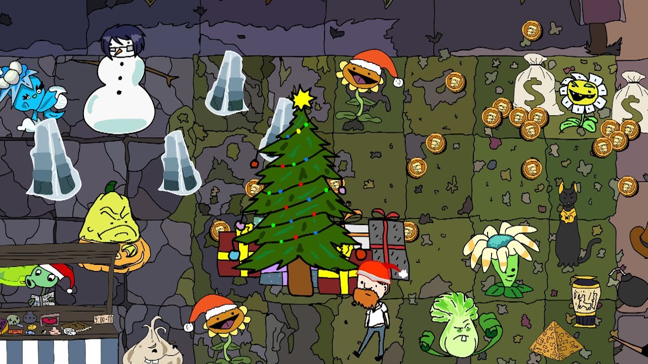 Plants vs. Zombies 2 Christmas Animation About Sunflowers - YouTube
