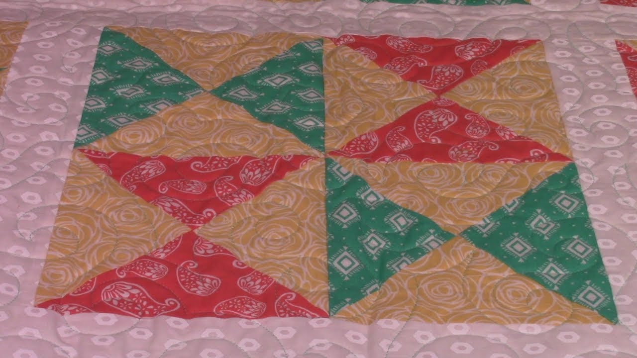 Block 4 Beginners Sampler Quilt 2017 | The Sewing Room Channel - YouTube