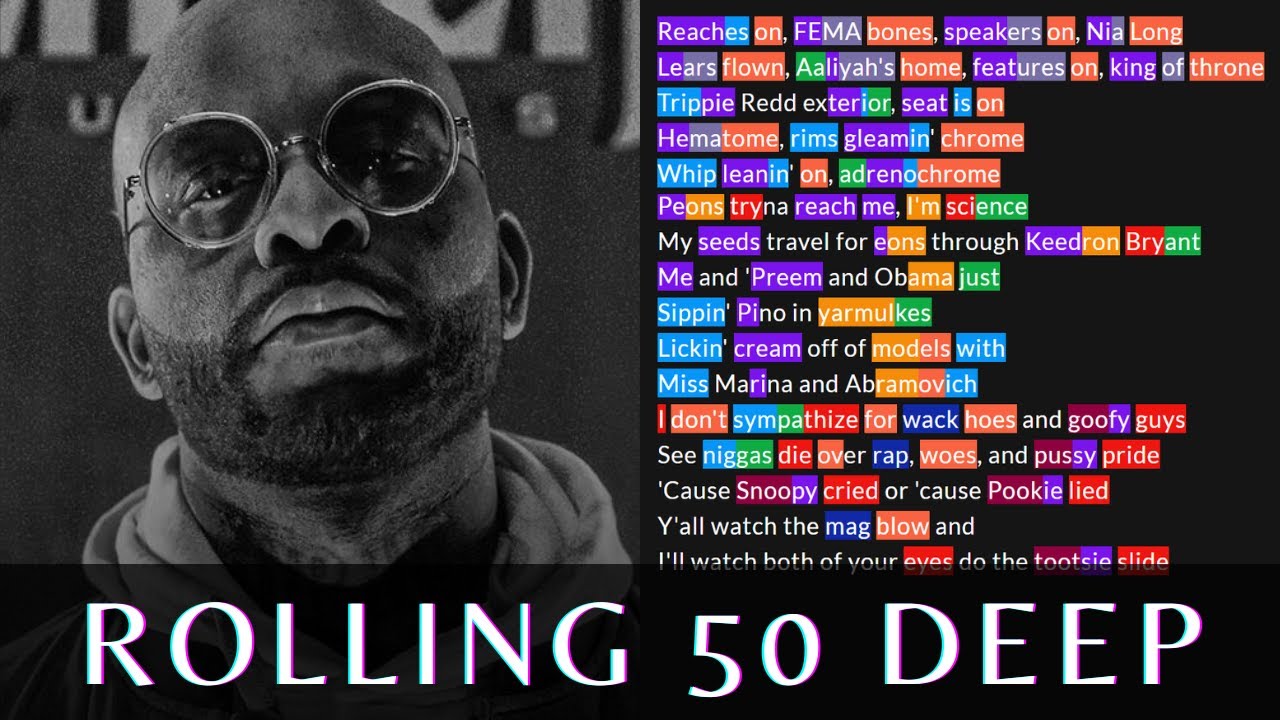 Royce da 5'9 - Rolling 50 Deep | Lyrics, Rhymes Highlighted - YouTube