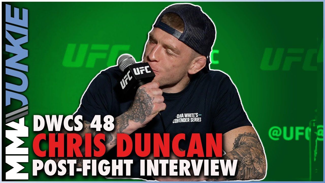 Chris Duncan Revels In UFC Contract After INSANE Comeback KO At DWCS 48 ...