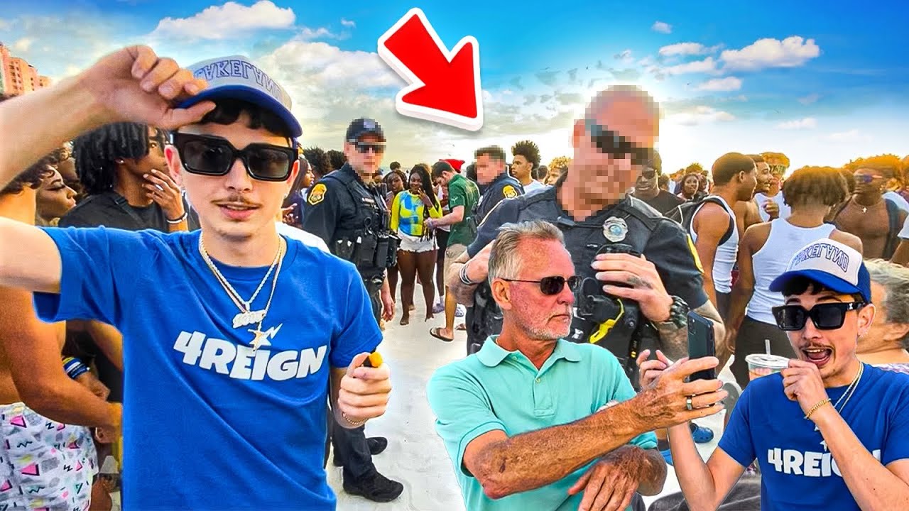 Karen calls the cops! *SPRING BREAK* - YouTube