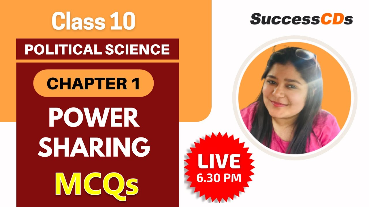 CBSE Class 10 Civics Chapter 1 Power Sharing Important MCQs Live cbse-class-10-civics-chapter-1-power-sharing-important-mcqs-live