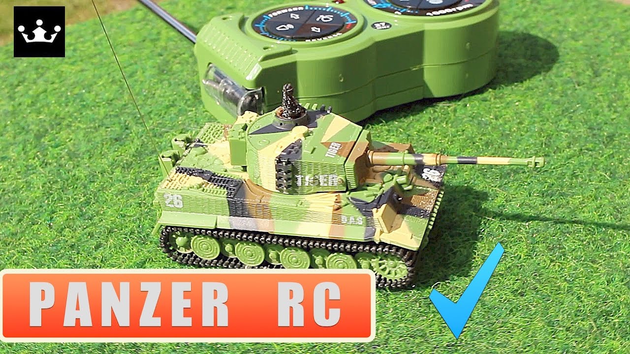 🛢 RC mini ferngesteuerter Panzer, Tank, Kettenfahrzeug, Schuss, Sound ...