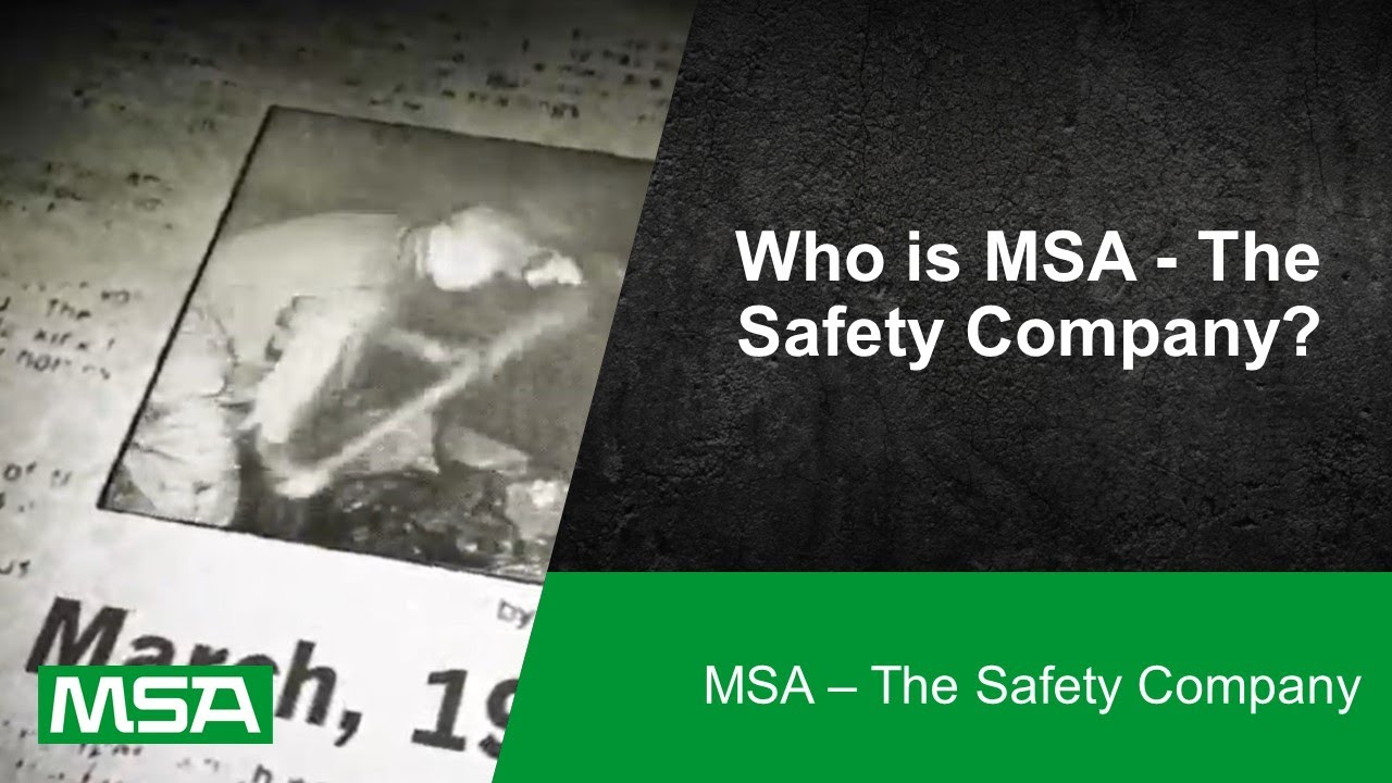 Who is MSA - The Safety Company? - YouTube