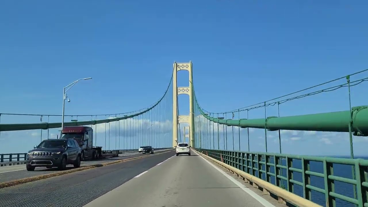 5 Miles long Mighty Mackinac Bridge || Michigan USA - YouTube