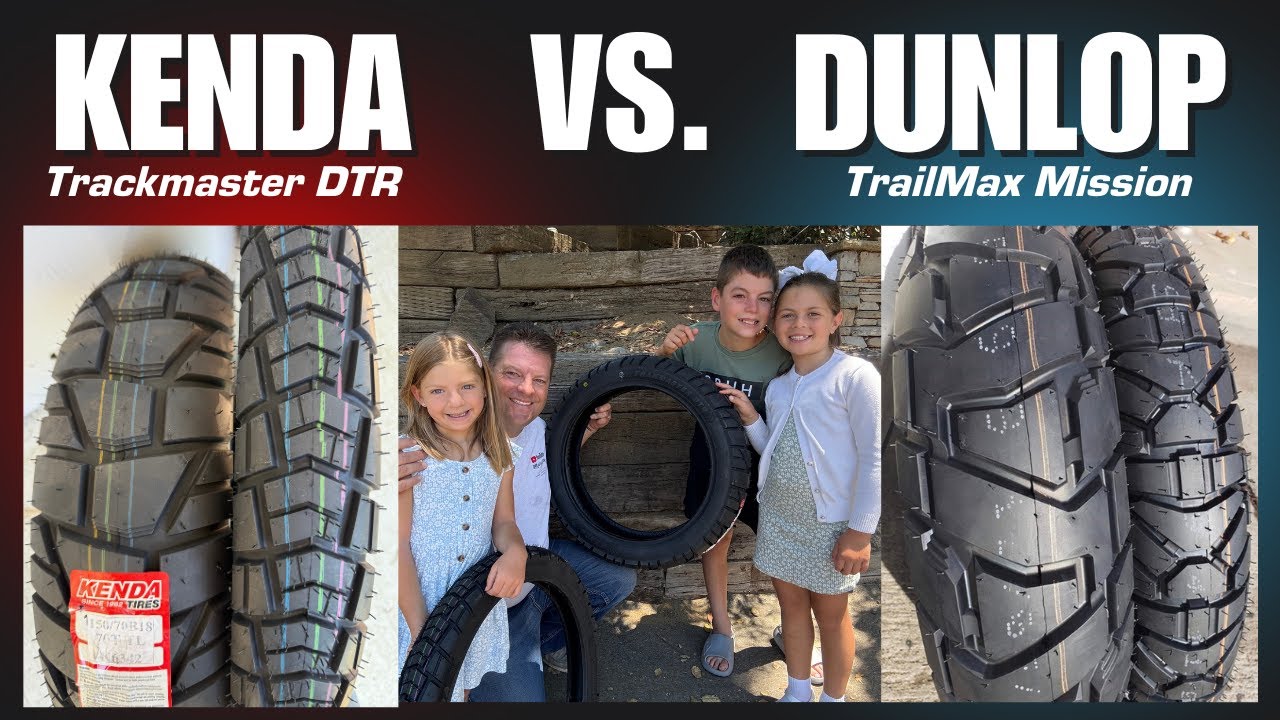 Kenda Trackmaster DTR vs. Dunlop TrailMax Mission | This Might Be WAR ...