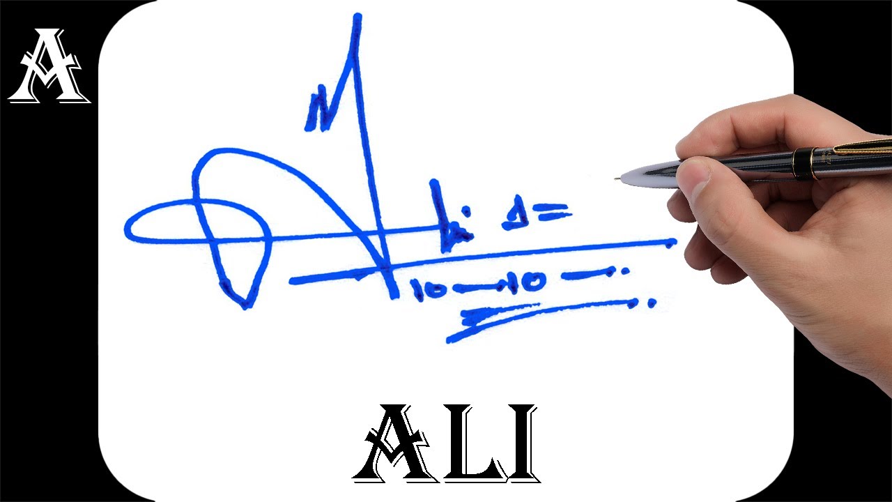 Ali name signature design - A signature style - How to signature your ...