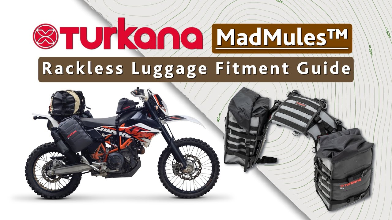 How to - MadMules Rackless TurkanaGear Motorcycle Soft Luggage Fitment ...