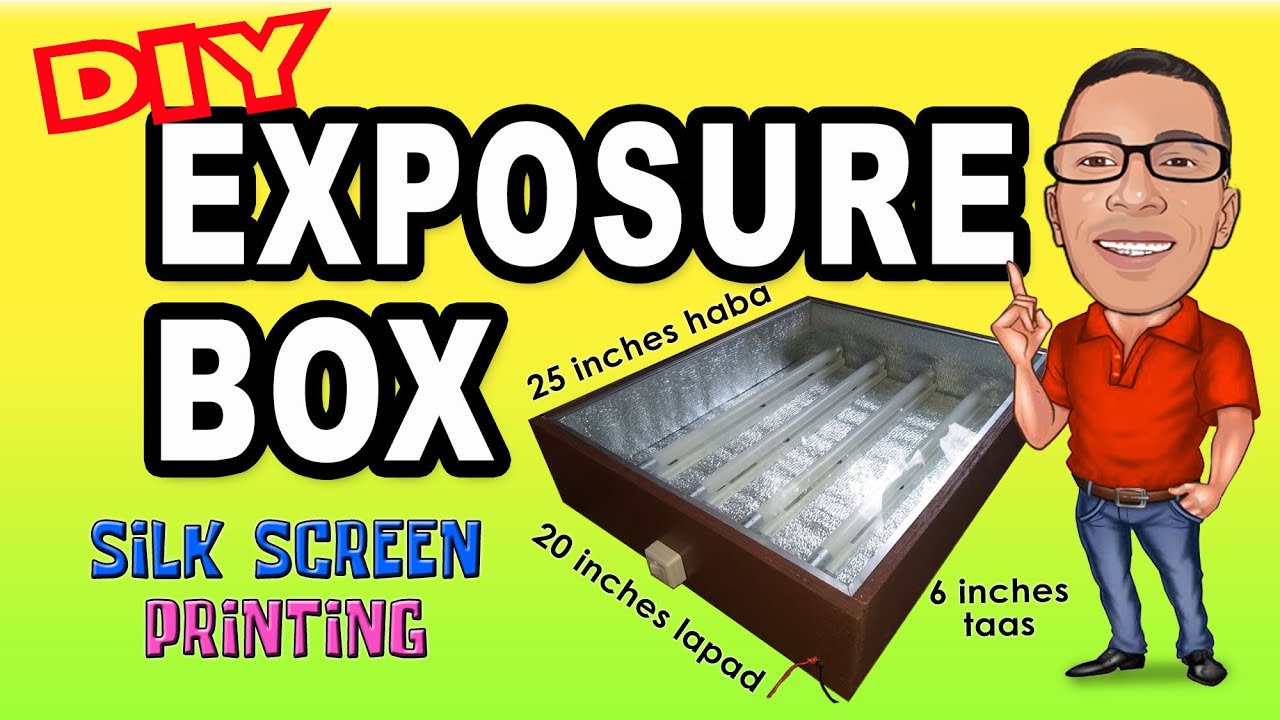 DIY EXPOSURE TABLE BOX for Silk Screen Printing | Mang Chard - YouTube