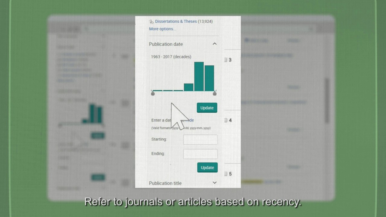 How to Use Academic Databases - YouTube