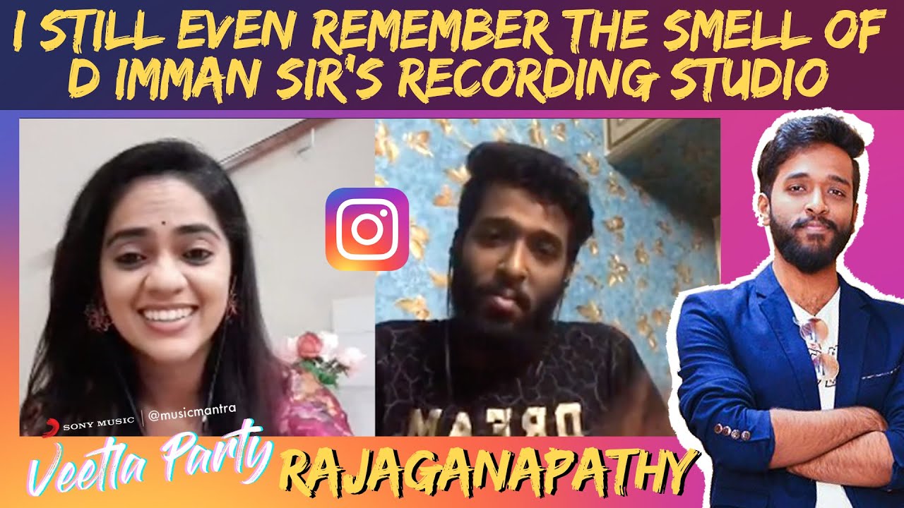 Veetla Party| Super Singer Rajaganapathy shares his experience on ...