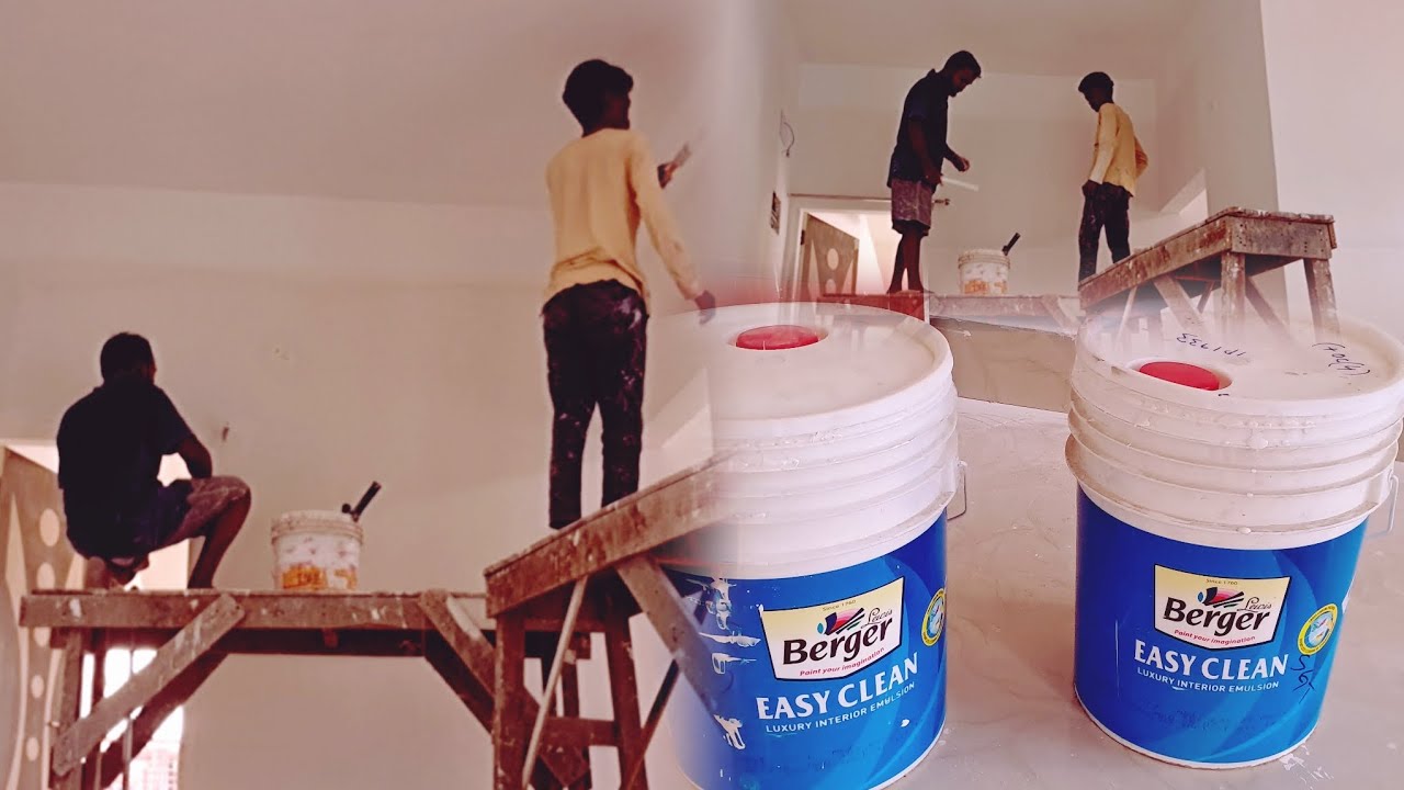 Easy clean Berger paints 🎨 👌 - YouTube