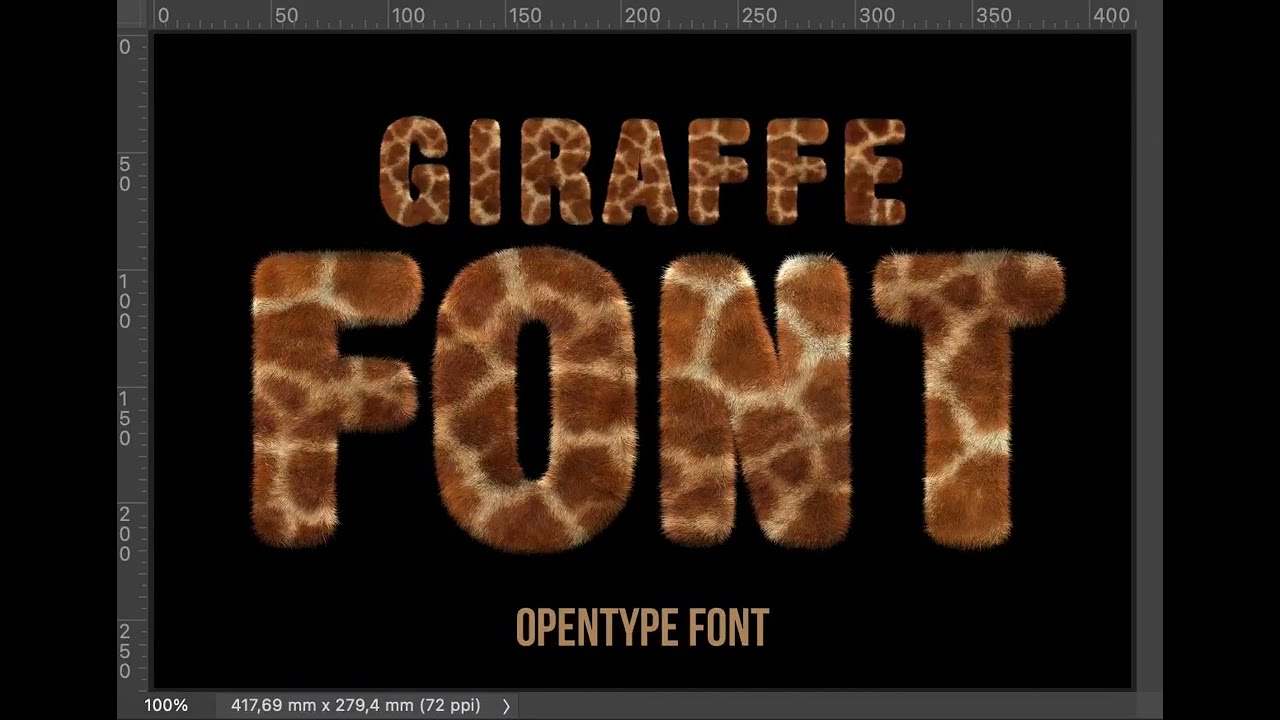 Giraffe Font - YouTube
