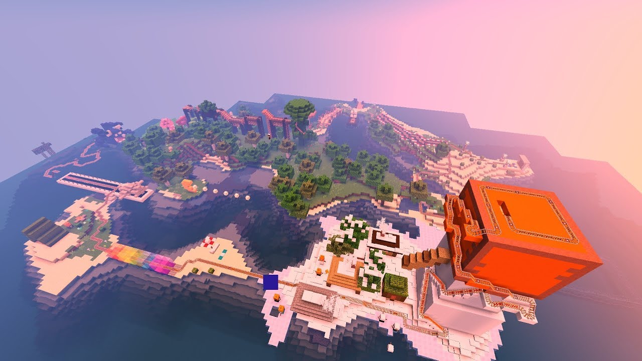 Minecraft | Mash-up Roller coaster - YouTube