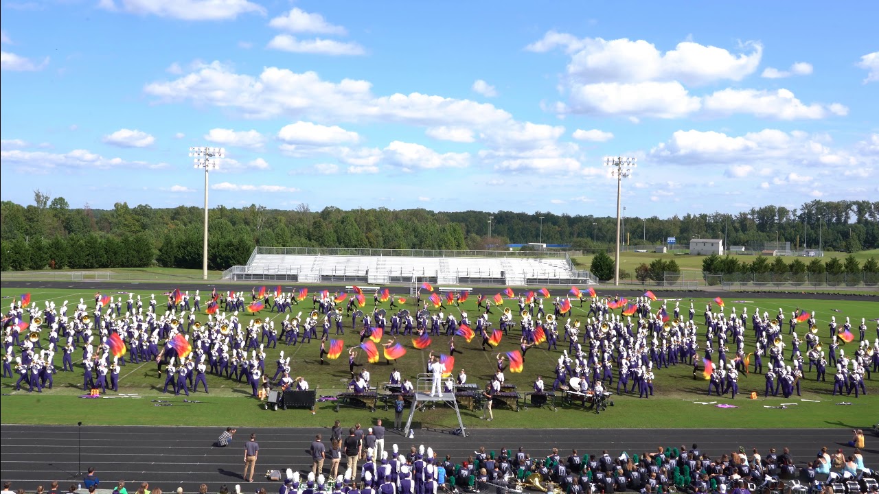 The Marching Royal Dukes performing at Riverbend High School's Emerald ...