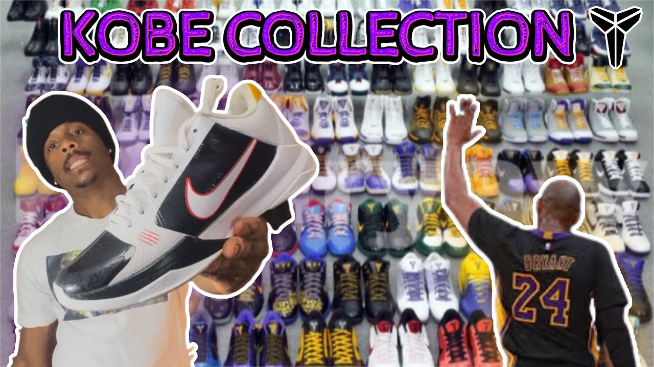 Rare Kobe Bryant Sneaker Collection (3 year anniversary since Kobe's ...
