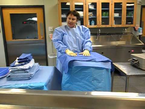 Setting up the Sterile Field Part 1 - YouTube