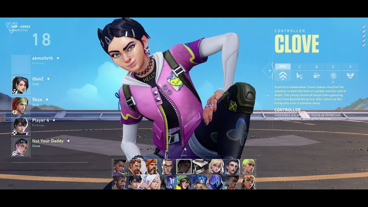 Valorant - Agent Clove in Map Ice Box - YouTube