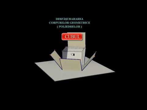 Desfăşurare poliedre | Lectii-Virtuale.ro - YouTube