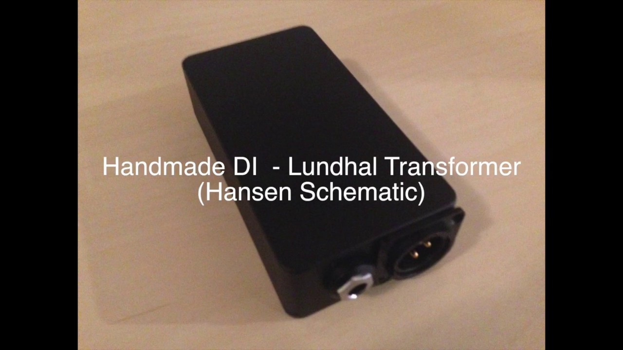DI BOX Test (DI20, Handmade DI - Hansen schematic, Audient iD14) - YouTube