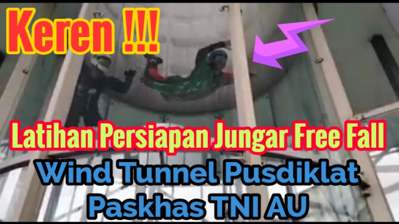 Keren !!! Latihan Persiapan Jungar Free Fall (Terjun Bebas) Pusdiklat ...