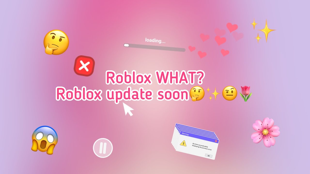 Roblox what’s going on? New roblox update coming soon🤪🤔 - YouTube