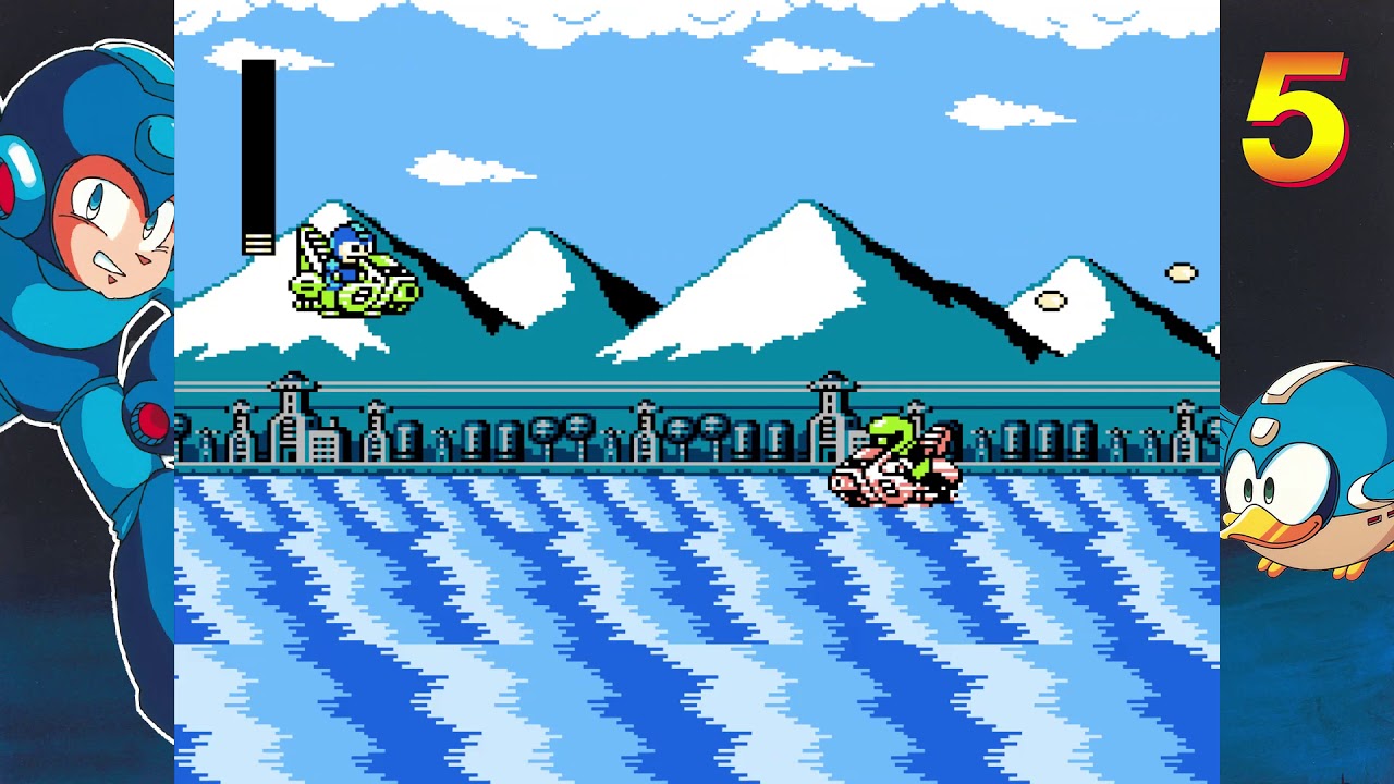 Mega Man Legacy Collection - Mega Man V Wave Man - YouTube