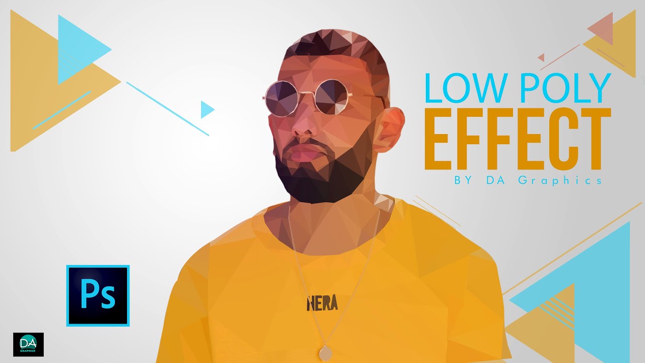 Low Poly Effect Portrait Photoshop Tutorial | Low Poly Vector Art - YouTube