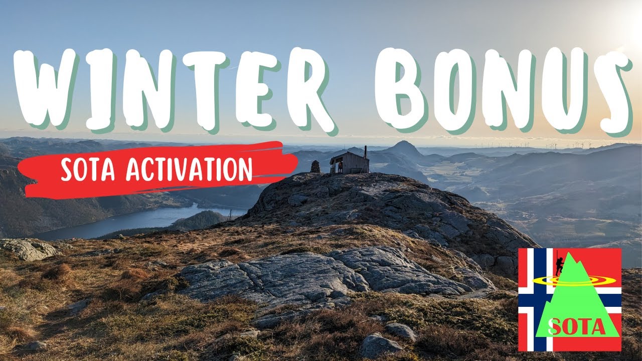 Winter Bonus SOTA in Norway - YouTube