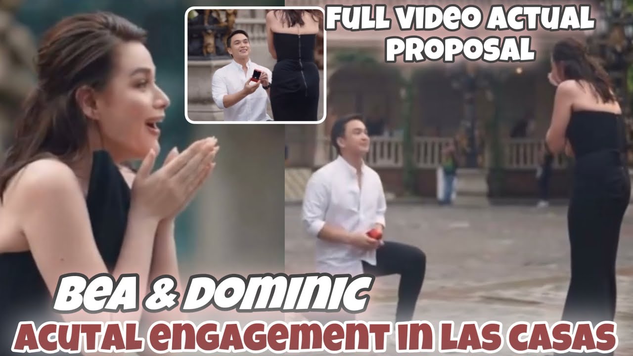 Dominique Roque full video of proposal to Bea Alonzo |Nakakaiyak very ...