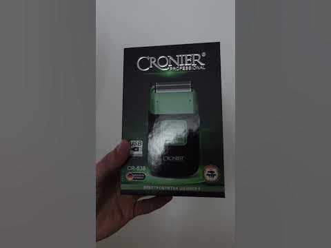 Беспроводная профессиональная машинка для стрижки волос и бороды Cronier CR-831 - YouTube