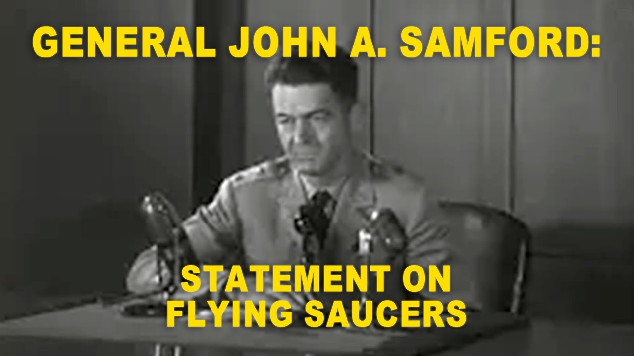 Major Gen. John A. Samford's Statement On Flying Saucers - Pentagon ...