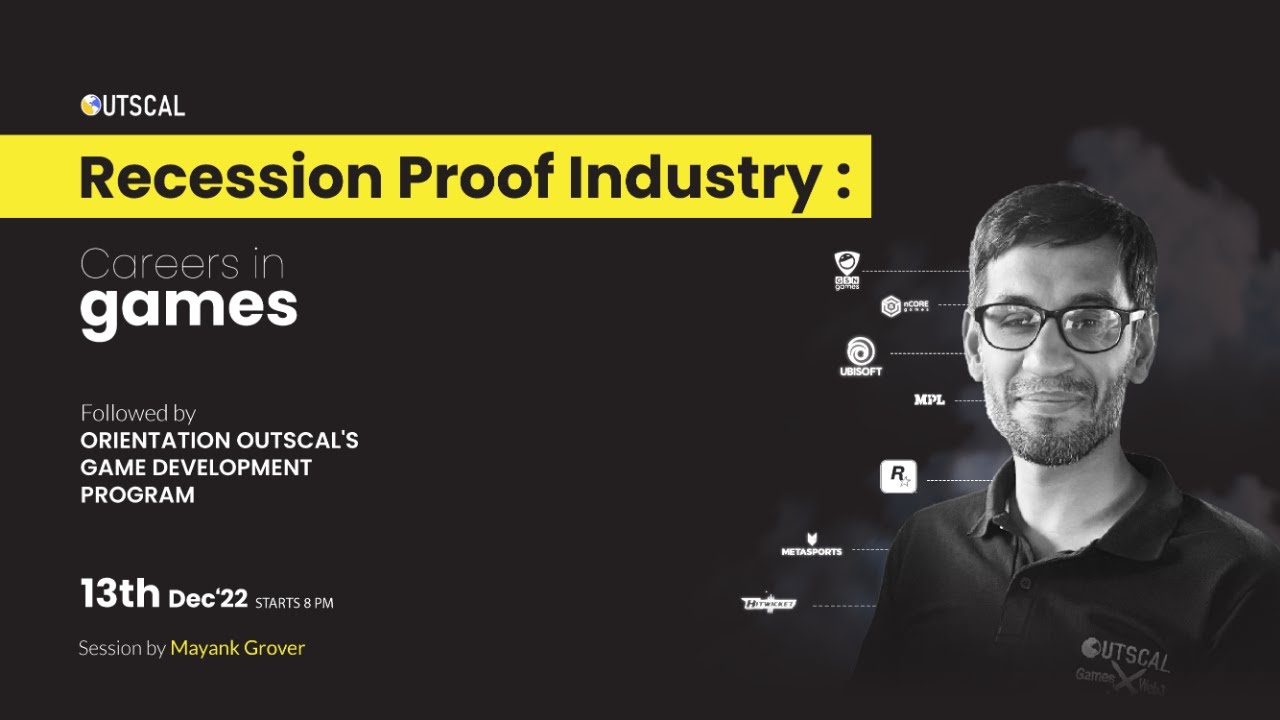 The recession proof Industry: Career in games - YouTube