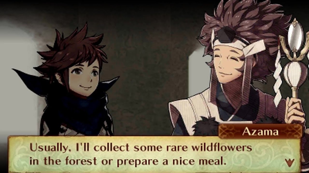Fire Emblem Fates: Birthright - Azama & Kana (Male) Support ...