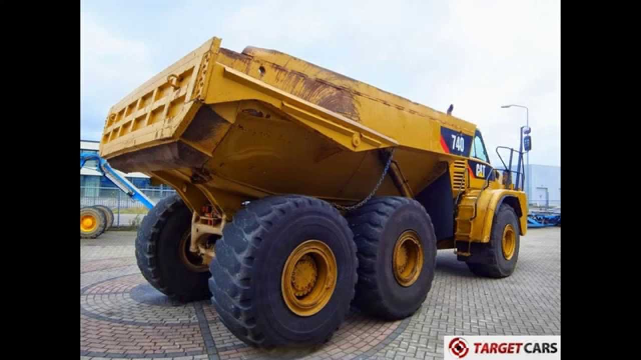 775006 CATERPILLAR 740 6x6 DUMPER ARTICULATED DUMP TRUCK 2007 C/W ...
