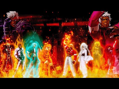 KOF MUGEN Colonel Fire, Adawn, Spencer & Explosive Krizalid vs Yashiro ...