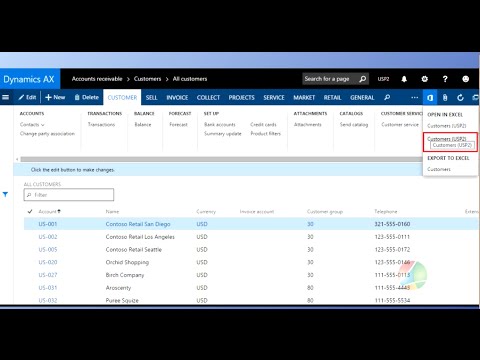 Microsoft Dynamics AX New Features: Easily Get Data out of AX - YouTube