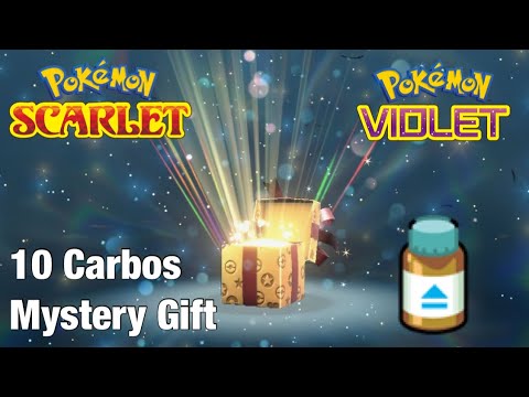 10 Carbos Mystery Gift | Pokémon Scarlet and Violet - YouTube